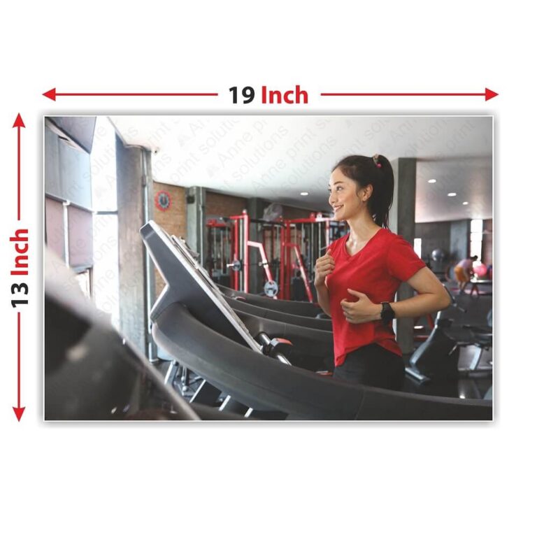 Anne Print Solutions® Gym Poster for Girls(Without Frame) Workout ...